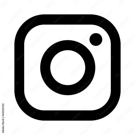 logo instagram noir