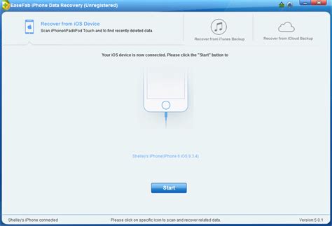 EaseFab IPhone Data Recovery User Guide