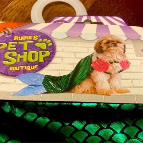 Rubies Dog Rubies Pet Shop Mermaid Seashell Tail Puppy Dog