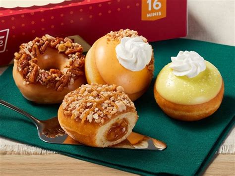 Krispy Kreme Introduces New Thanksgiving Mini Pie Doughnuts R Junkfood