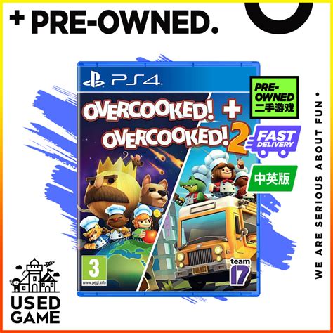 Ps4 Overcooked! + Overcooked! 2 [R2/Chi/Eng] - [Pre-owned]
