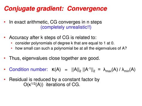 Ppt Cs240a Conjugate Gradients And The Model Problem Powerpoint Presentation Id2837923