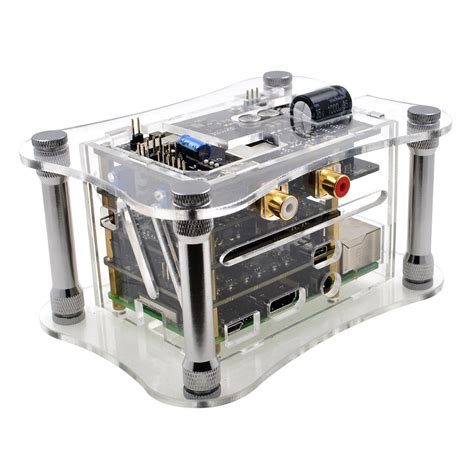 ALLO Acrylic Case For Allo Katana Allo Isolator V1 2 Raspberry Pi 3
