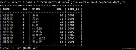 05mysql数据库单表多表查询练习 Csdn博客