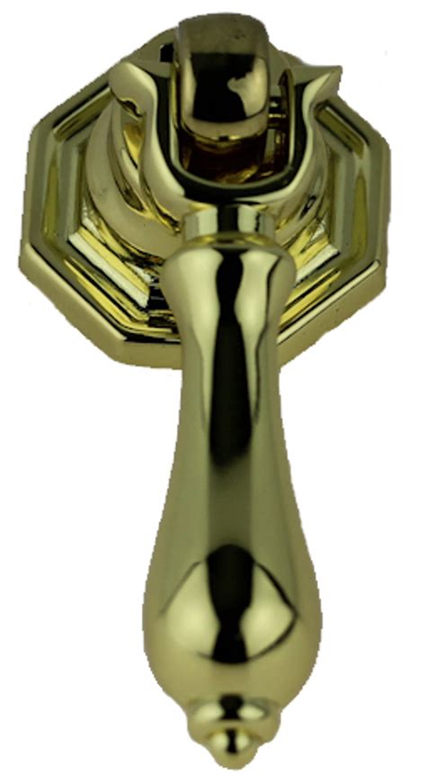 1 3 16 Traditional Drop Pull Polished Brass