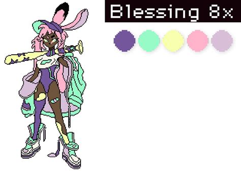 Bunny Girl Pixel Art Color Palette Study Behance