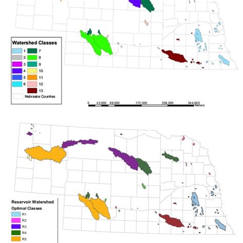 Map Of Revised Reservoir Watershed Classes A 13 Preliminary Classes