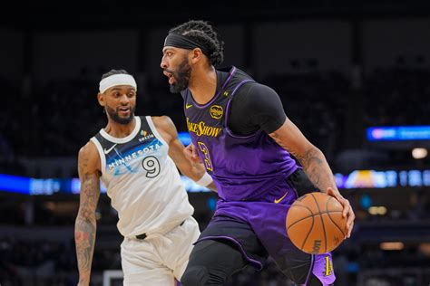 Anthony Davis Best Prop Bets For Lakers Vs Timberwolves