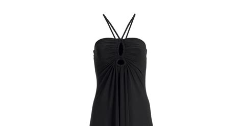 Keyhole Halter Maxi Dress Black And Boston Proper