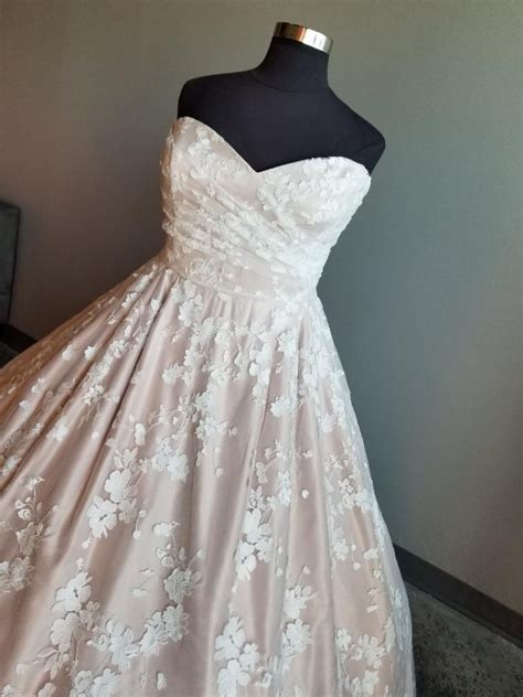 New Arrival A Plus Size Blush Ballgown Fit For A Princess Strut