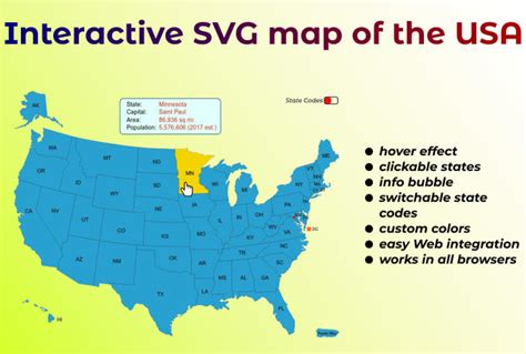 Create Interactive Svg Map Of The Usa Or Canada By Bitzer04 Fiverr