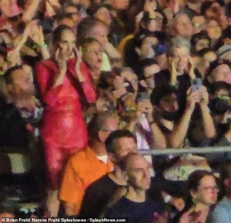Celine Dion Wipes Away Tears While Dancing At The Rolling Stones Concert In Las Vegas Despite