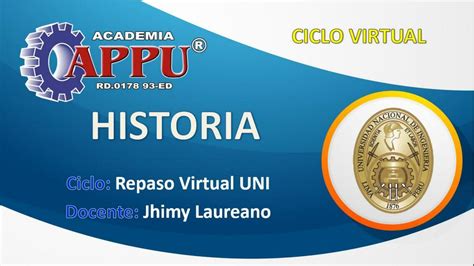 Repaso De Historia Renzo Cuzco Udocz