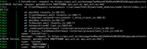 Nodejs Messenger Bot Sleep Mode Getaddrinfo Stack Overflow