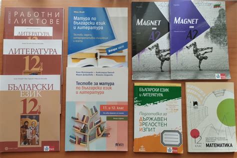 НАМАЛЕНО всичко за 12 клас учебници помагала за ДЗИ и работни листи