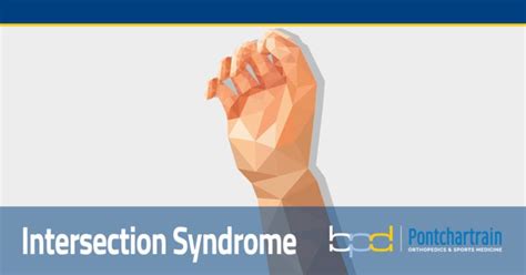 Intersection Syndrome Brandon P Donnelly Md