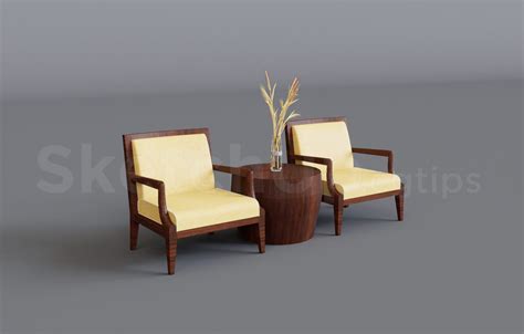 10600 Free Sketchup Table And Chair Model Download
