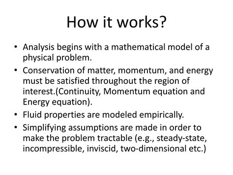 Computational Fluid Dynamics Cfd Pptx