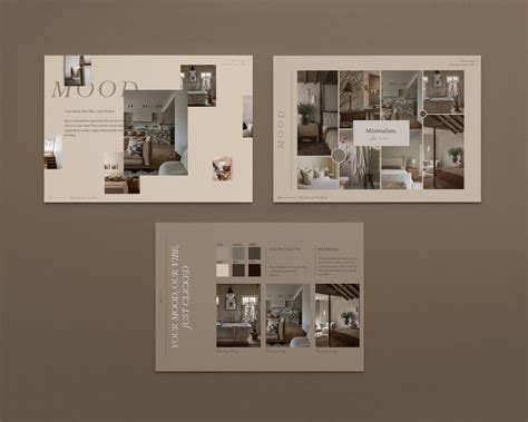 Interior Design Project Proposal And Mood Board Canva Template