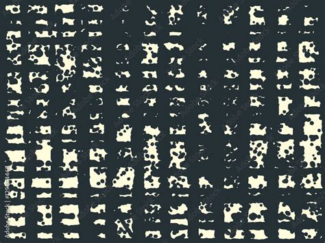 Abstract Grunge Vector Background Monochrome Raster Composition Of Irregular Overlapping