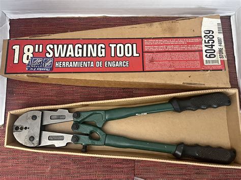 Ironman Chain Products 18 Swaging Tool Cable Wire 1 8 To 3 16