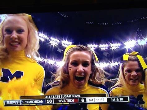 Michigan Cheerleaders Just Trumped Virginia Tech Hotties By Alex B Ride The Pine Medium