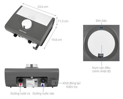 Máy Nước Nóng Gián Tiếp Tức Thì Stiebel Eltron DDH 8 EC VN 8000W Đa Điểm