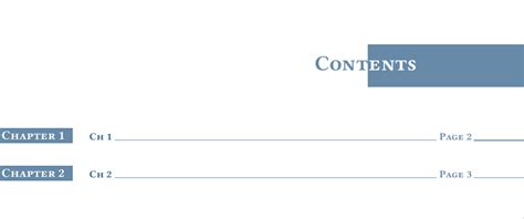 Two Horizontal Bar Of Chapters Design In Sonny Fncychap Coming In Table