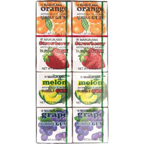Marukawa Japan Bubble Gum In Various Flavor Multipacks Auntie K Candy
