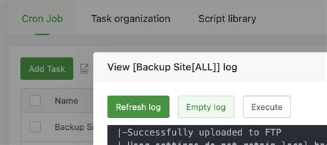 Cron Log Doesnt Update In Realtime Anymore Aapanel Free Hosting
