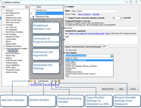 Query Post Execution Handlers