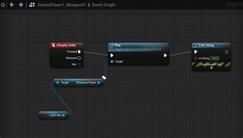 triggering sequence in ndisplay r unrealengine