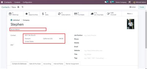Significance Of Configuring Multiple Address In Odoo 16 Contacts