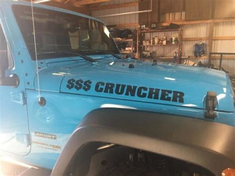 Custom Hood Text Jeep Decal Stickers Custom Sticker Shop