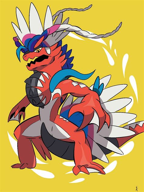 Koraidon Pokemon Art Pokemon Anime Angel