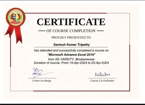 Santosh Kumar Tripathy On Linkedin I Successfully Completed The