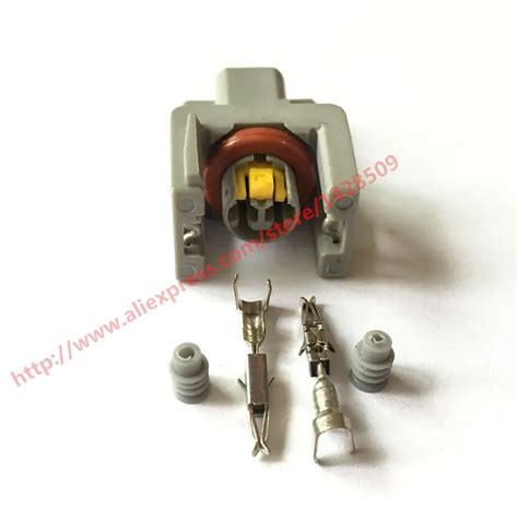 1 Set Delphi 2Pin Auto Fuel Injector Waterproof Connector Spray Nozzle