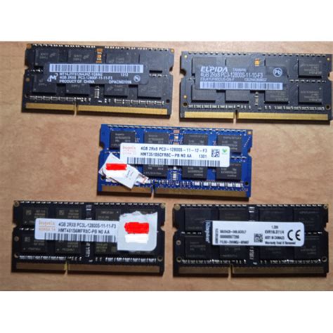 Jual Ram Laptop Sodimm Ddr3 4gb Pc3 12800 Pc3l 12800 1600 Mhz Second 4 Gb Pc3l 12800