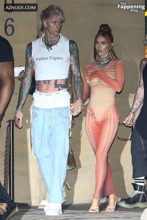 Megan Fox Sizzles In Sexy See Through Dress In Malibu Aznude