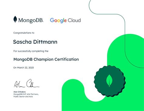 Sascha Dittmann On Linkedin Gcpcloud Gcp Mongodb