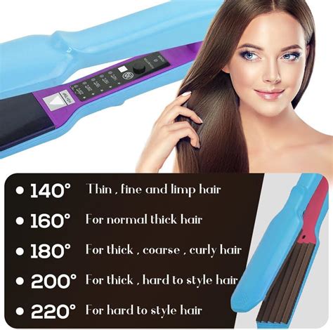 Hovceh Crimping Iron For Hair Crimper For Hair Crimper Hair Iron Plates