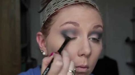 Prom 2014 Makeup Tutorial Gold And Navy Blue Smokey Eye Youtube
