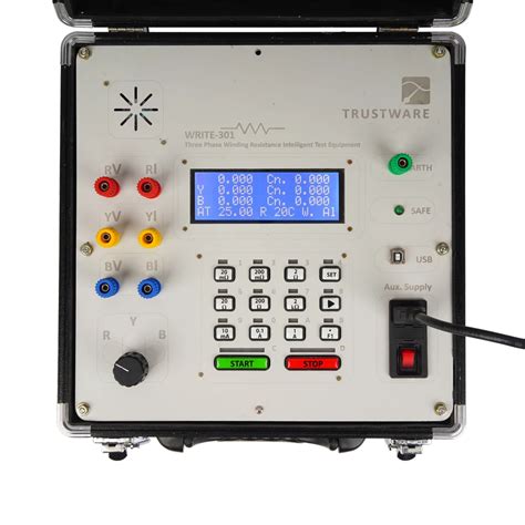 Write 301 Three Phase Transformer Winding Resistance Meter At ₹ 85000 Piece Micro Ohm Meter