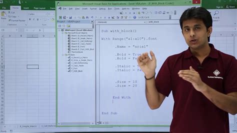 Excel Vba With Block