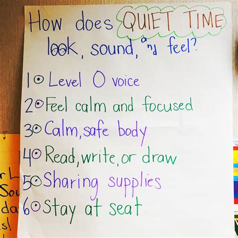 How To Start Quiet Time In The Classroom Glitter In Third