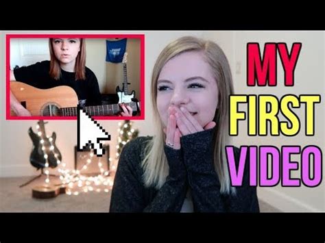REACTING TO MY FIRST YOUTUBE VIDEO YouTube