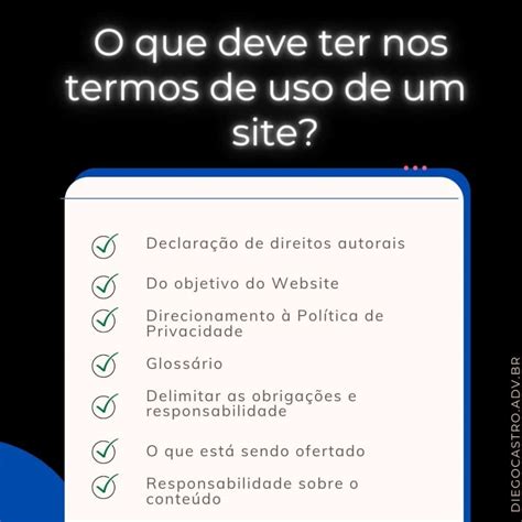 [2021] Termos De Uso Para Sites E Blogs O Que é E Como Fazer