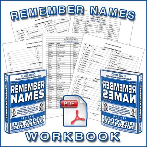 Remember Names Workbook Download An Empowered Mind