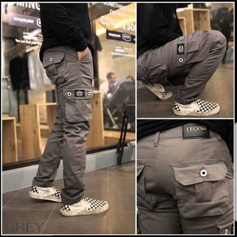 Celana Cargo Panjang Slimfit Bahan Combed Twill Stretch Melar