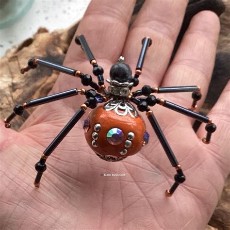 Beaded Jewel Spider Cinderella‘s Pumpkin Spider